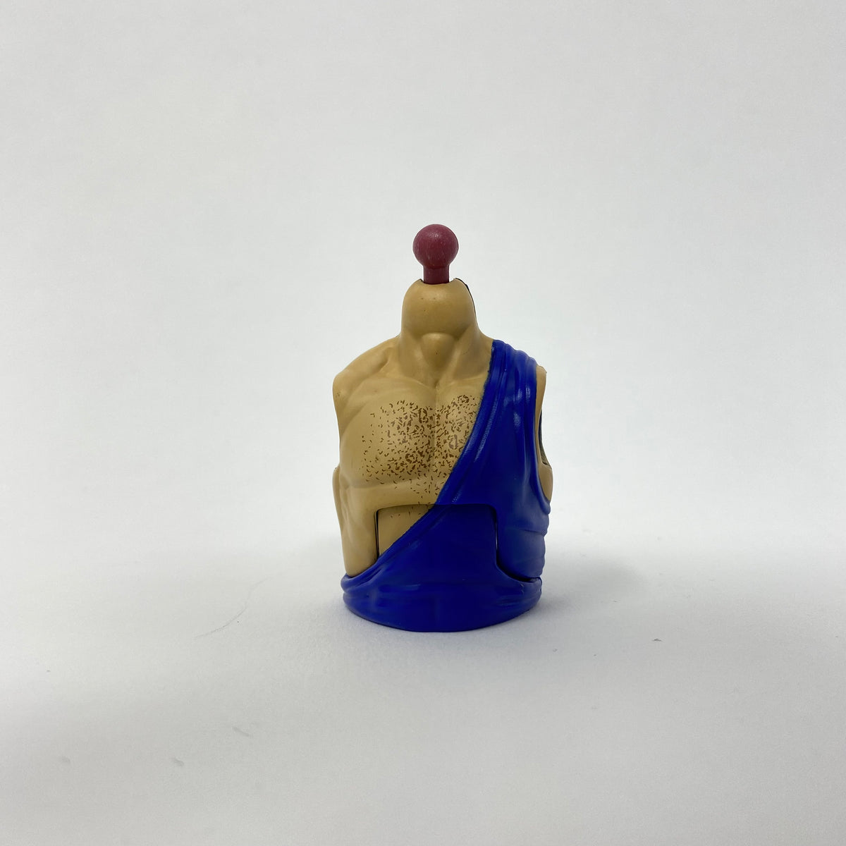 Barrel Chested Torso with chest hair and Blue Single Strap Singlet ...